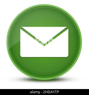 Website luxurious glossy green round button abstract illustration Stock ...