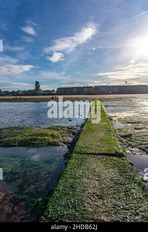 redcar vertical pier and scar rocks sssi, redcar, north yorkshire, uk ...