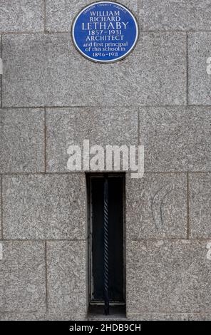 William Richard Lethaby (1857-1931) Architect Blue Plaque at 20 ...