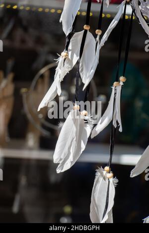 Beautiful bird feathers for decorative purposes Stock Photo - Alamy