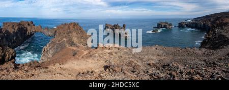 Volcanic Rock Arch Formation Arco de Tajao, Tenerife. Canary islands ...
