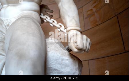 Detail photo of the Prometheus sculpture at the National Gallery on ...