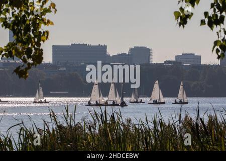 Segeln auf der Alster Hamburg , Alster 16.06.2026 Segeln auf der Alster ...