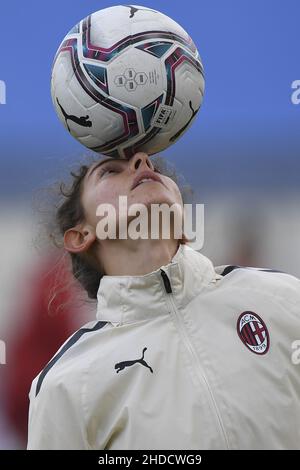 Miriam Chiara Longo of AC Milan in action during the Women Serie A ...