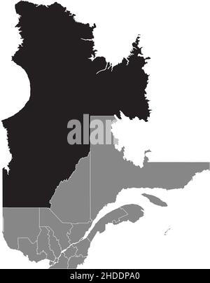 Nord-du-Quebec Administrative region (Canada, Quebec Province, North ...