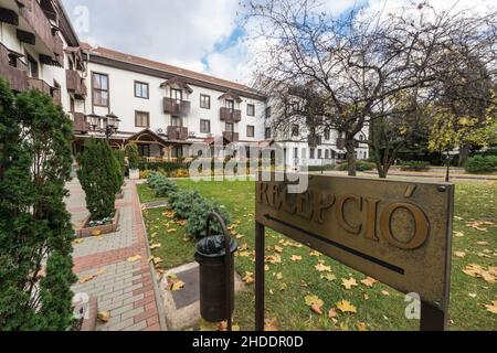 Budapest. The Hotel Hadik, official guesthouse of the Hungarian army ...