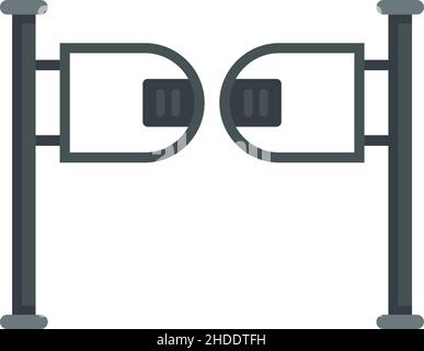 turnstile vector icon isolated on transparent background, turnstile ...