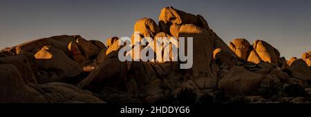 Sunrise At Split Rock Trail in Joshua Tree National Park Stock Photo ...