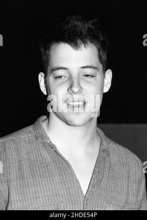 Matthew Broderick 1985 Credit: Ralph Dominguez/MediaPunch Stock Photo ...