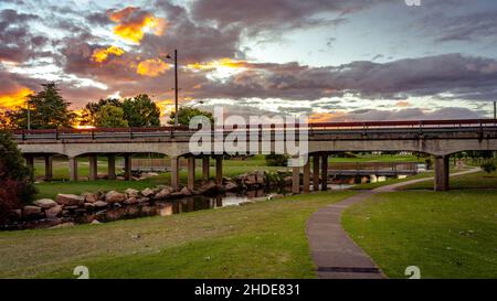 Sunset over Stanthorpe. Queensland, Australia Stock Photo - Alamy