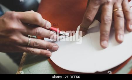 leather, stencil, cutter, cut, shoemaker, leathers, stencils, cutters ...