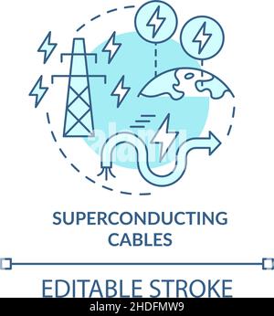 Superconducting cables concept icon Stock Vector Image & Art - Alamy