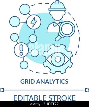 Analytics turquoise concept icon Stock Vector Image & Art - Alamy