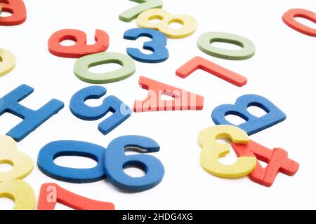 figures, letters, figure, letter Stock Photo - Alamy