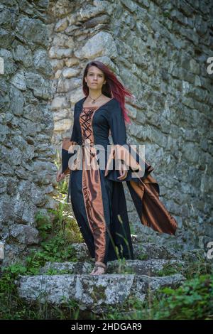 middle ages, role play, medieval festival, role plays Stock Photo - Alamy