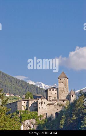 castle, taufers castle, campo tures, castles, tures castles Stock Photo ...