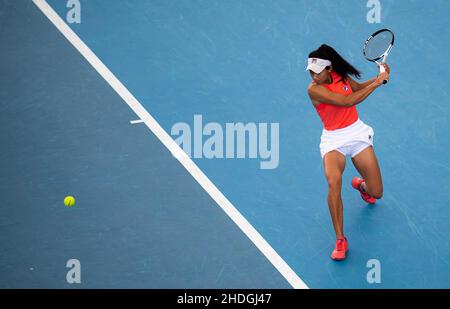 Adelaide, Australia, 3 January, 2022. Priscilla Hon of Australia hits a ...