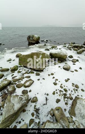 winter, snow, baltic sea, winters, snowy, baltic seas Stock Photo - Alamy