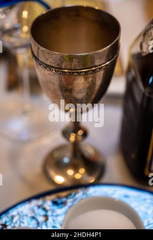 Closeup shot of a luxurious restaurant table setting Stock Photo - Alamy