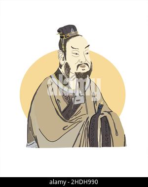 mencius, Chinese Confucian philosopher Stock Vector Image & Art - Alamy