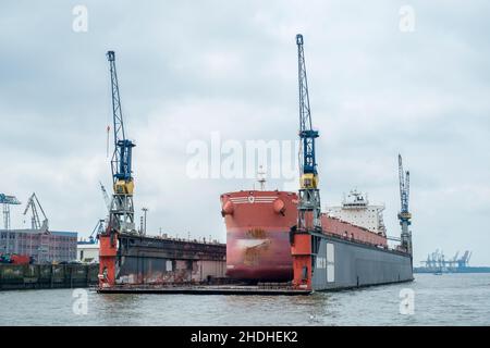 dry dock, floating dock, dry docks, floating docks Stock Photo - Alamy