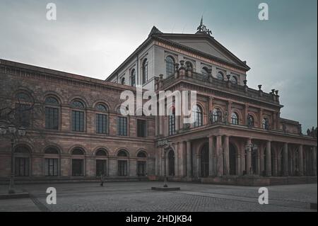 The famous opera house in Hannover Lower Saxony Germany Stock Photo - Alamy