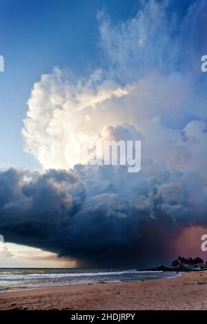 thunderclouds, ahungalla beach Stock Photo - Alamy