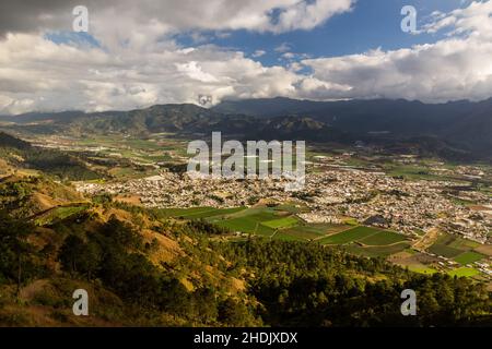 Aerial view of Constanza, Dominican Republic Stock Photo - Alamy