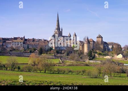 cathedral, autun, cathedral of saint lazarus of autun, cathedrals Stock ...