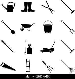 Garden sprayer isolated vector icon. Graph symbol for agriculture ...