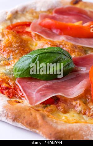 parma ham, crispy, pizza, parma hams, crispies, pizzas Stock Photo - Alamy