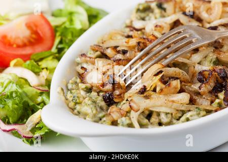 spaetzle, spinach noodles, spaetzles, spinach noodle Stock Photo - Alamy