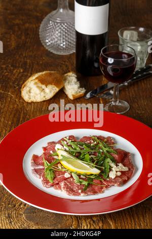 appetizer, carpaccio, appetizers, carpaccios Stock Photo - Alamy