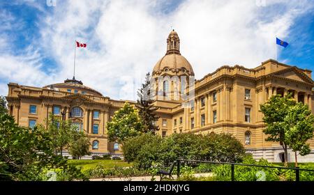 Parliament building; Edmonton, capital city of Alberta, Canada Stock ...