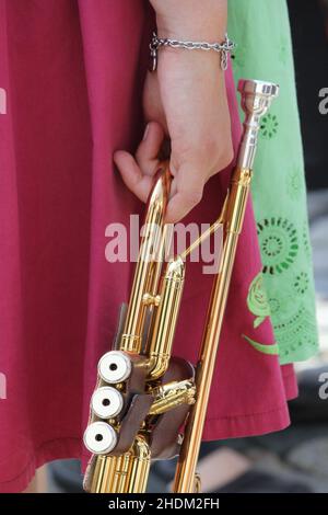 trumpet, brass band, fanfare, fanfares, trumpets, brass bands Stock ...