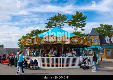 Dickens Village in Edaville Family Theme Park in town of Carver ...