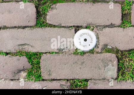 measure point, benchmark, measure points, benchmarks Stock Photo - Alamy