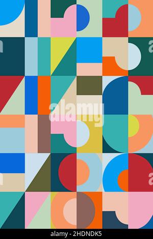 Patterns of geometric figures Stock Photo - Alamy