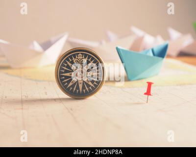 compass, navigation, cruise ship, navigations, cruise ships Stock Photo ...