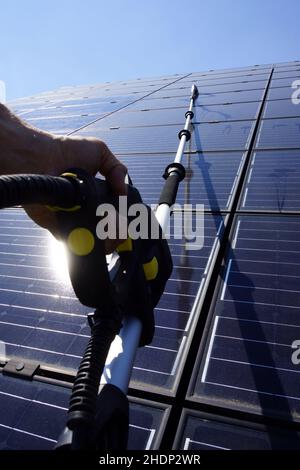 cleaning, solar cells, photovoltaics, clean up, purgation, purge ...