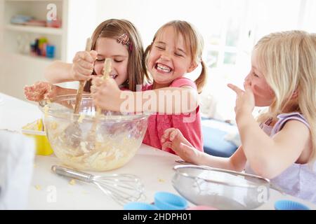 child, girl, baking, friends, children, childs, kid, kids, girls ...