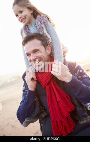 father, daughter, piggyback, dad, fathers, daughters, piggybacks Stock ...