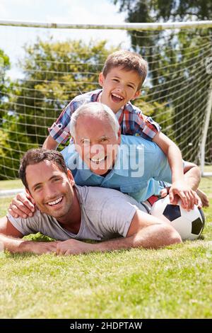 leisure, soccer, family, leisures, soccers, families Stock Photo - Alamy