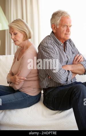 seniors, conflict, relationship difficulties, elderly, old, conflicts ...