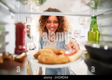 hungry, refrigerator, hot hunger, fridge, refrigerators, hungers Stock ...