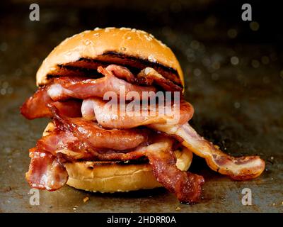 bacon, crispy, sandwich, bacons, crispies, sandwichs Stock Photo - Alamy