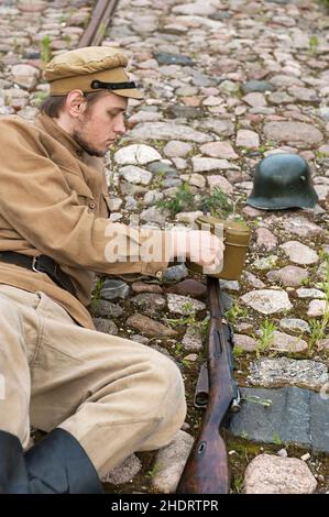 army soldier, role play, costumed, actor, army soldiers, troops, role ...