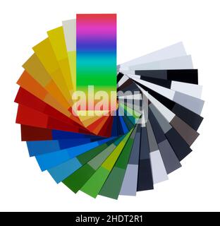 color guide, colour chart, color guides, colour charts Stock Photo - Alamy