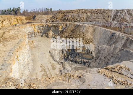 quarry, degradation, gravel pit, quarries, degradations, gravel pits ...