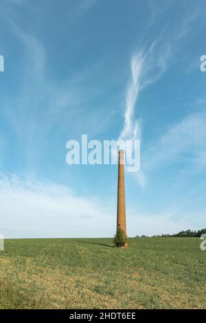 industry, rubble, smokestack, industries, fossil, rubbles, ruined ...